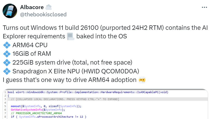微軟桌機AI功能可能只提供給最新高通ARM-based電腦 | iThome